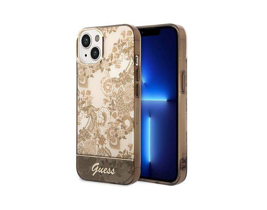Futrola Guess Hc IML Electro Cam TDJ - iPhone 14 zlatna (GUHCP14SHGPLHC)