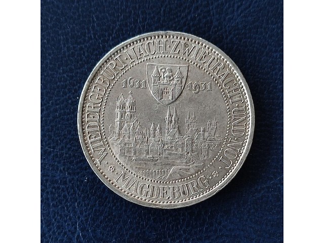 DREI REICHSMARK 1931 A srebro