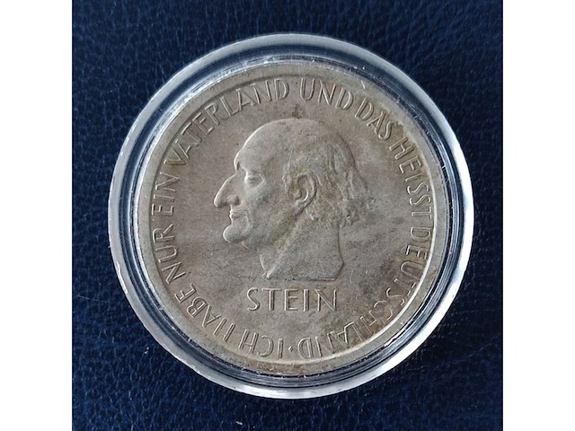 DREI REICHSMARK 1931 A srebro *aUNC*