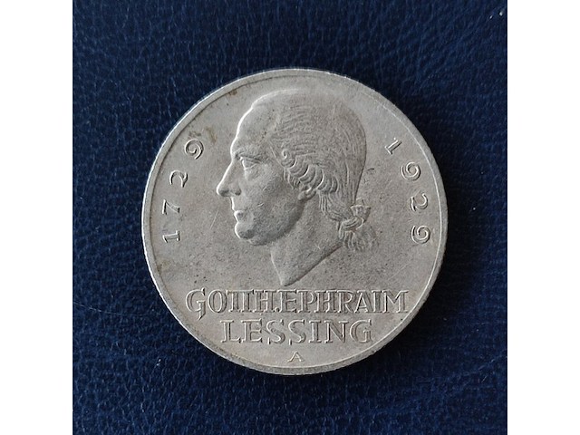 DREI REICHSMARK 1929 A srebro