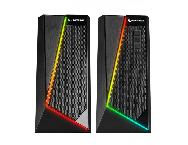 Rampage RMS-X8 MAJESTY RGB bežični gejmerski zvučnici crni