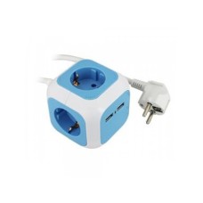 COMMEL Prenosiva utičnica 4xschuko 16A 250V+2xUSB 5V 2.1A C234-161