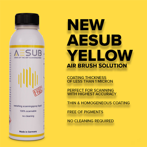 AESUB yellow 3D sprej za skeniranje