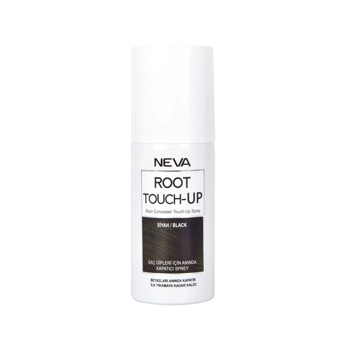 Sprej za privremeno prekrivanje izrastka i sedih vlasi NEVA Root Touch-up Black 75ml