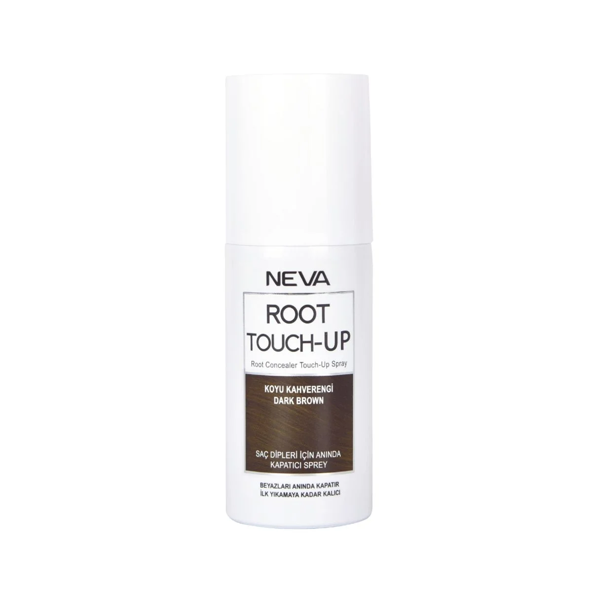 Sprej za privremeno prekrivanje izrastka i sedih vlasi NEVA Root Touch-up Dark Brown 75ml