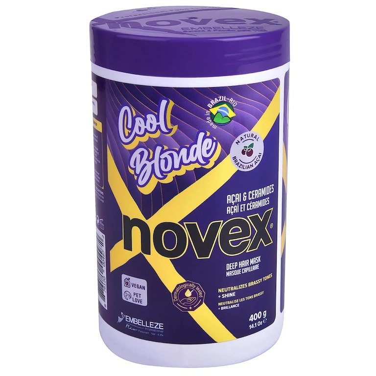 Ljubičasta maska za plavu kosu NOVEX Cool Blonde 400g