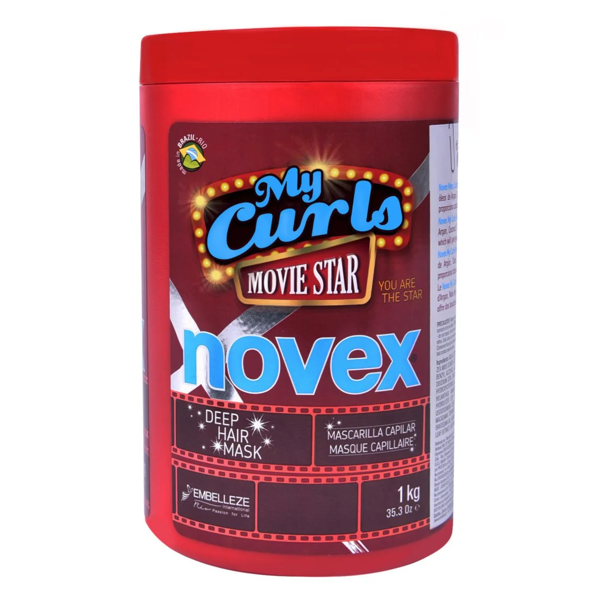 Maska za kovrdžavu kosu NOVEX My Curls Movie Star 1000g