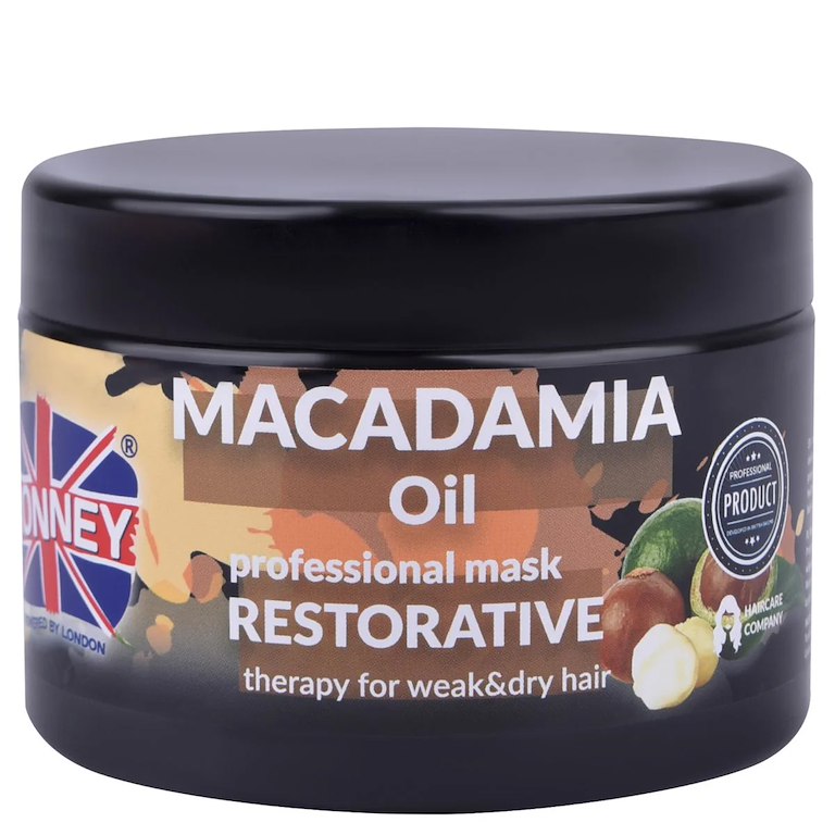Maska za obnavljanje slabe i suve kose RONNEY Macadamia Oil