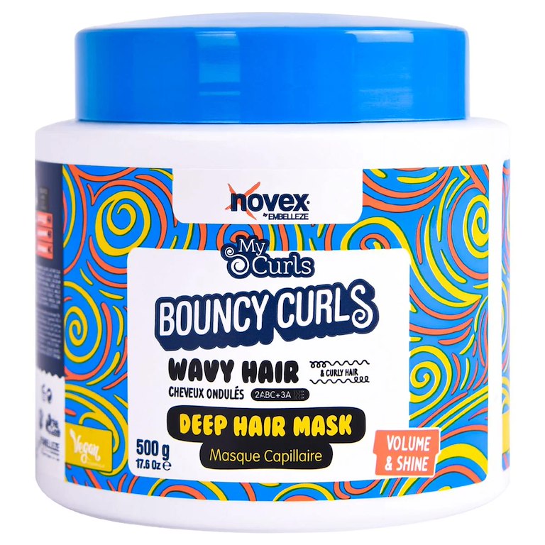 Maska za talasastu i kovrdžavu kosu NOVEX Bouncy Curls 500g