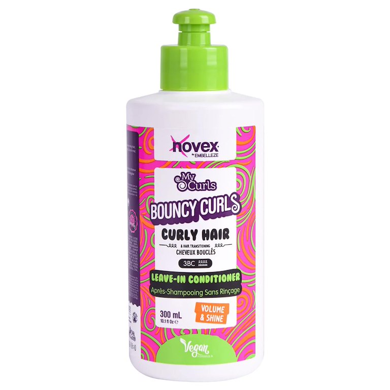 Balzam bez ispiranja za kovrdžavu kosu NOVEX Bouncy Curls 300ml