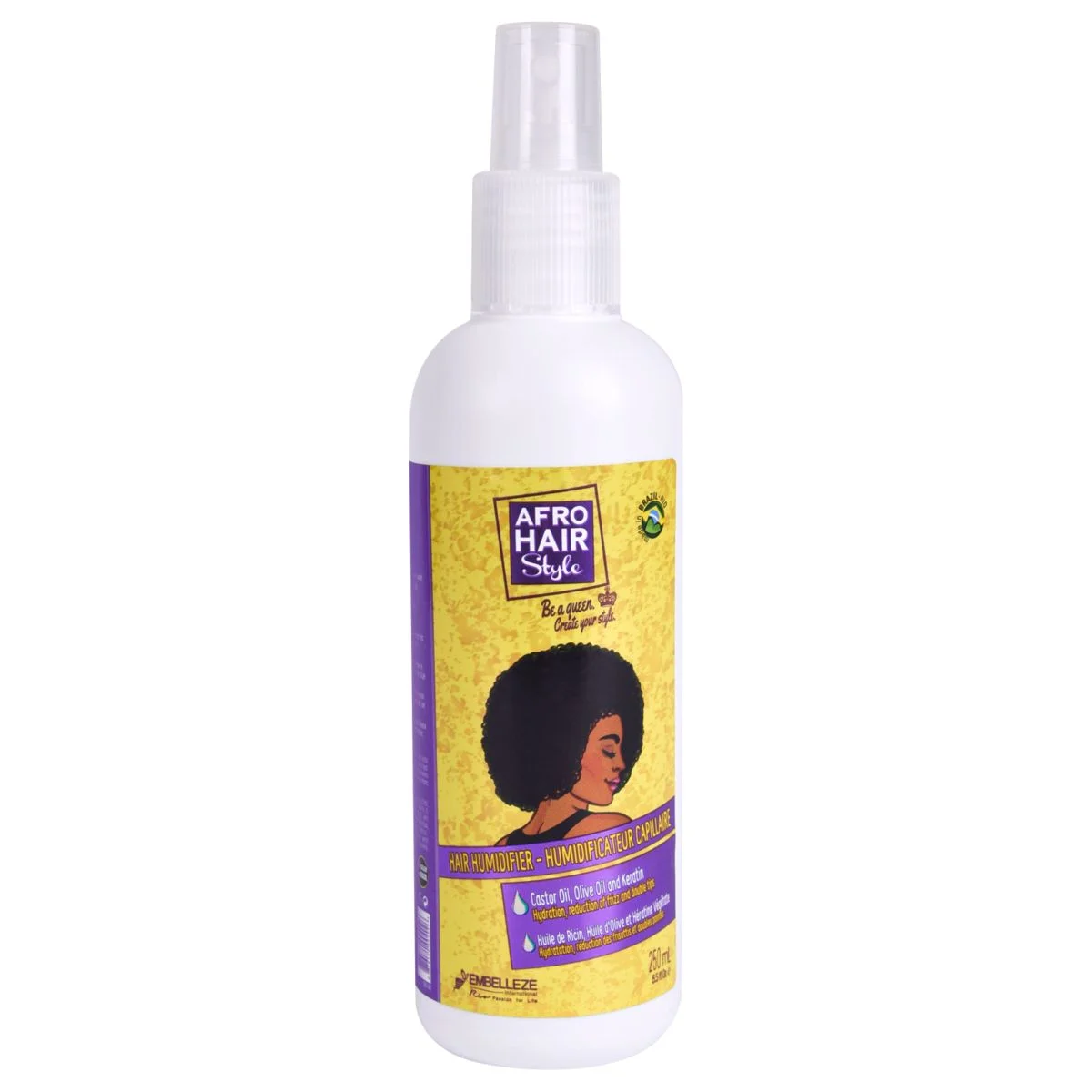 Sprej za veoma kovrdžavu kosu sa anti-friz efektom NOVEX Afro Hair 250ml