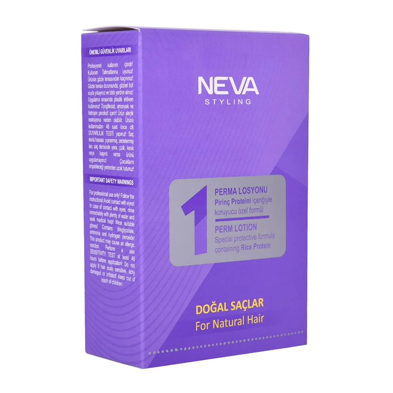 Set za mini-val za prirodnu kosu NEVA 2x100ml