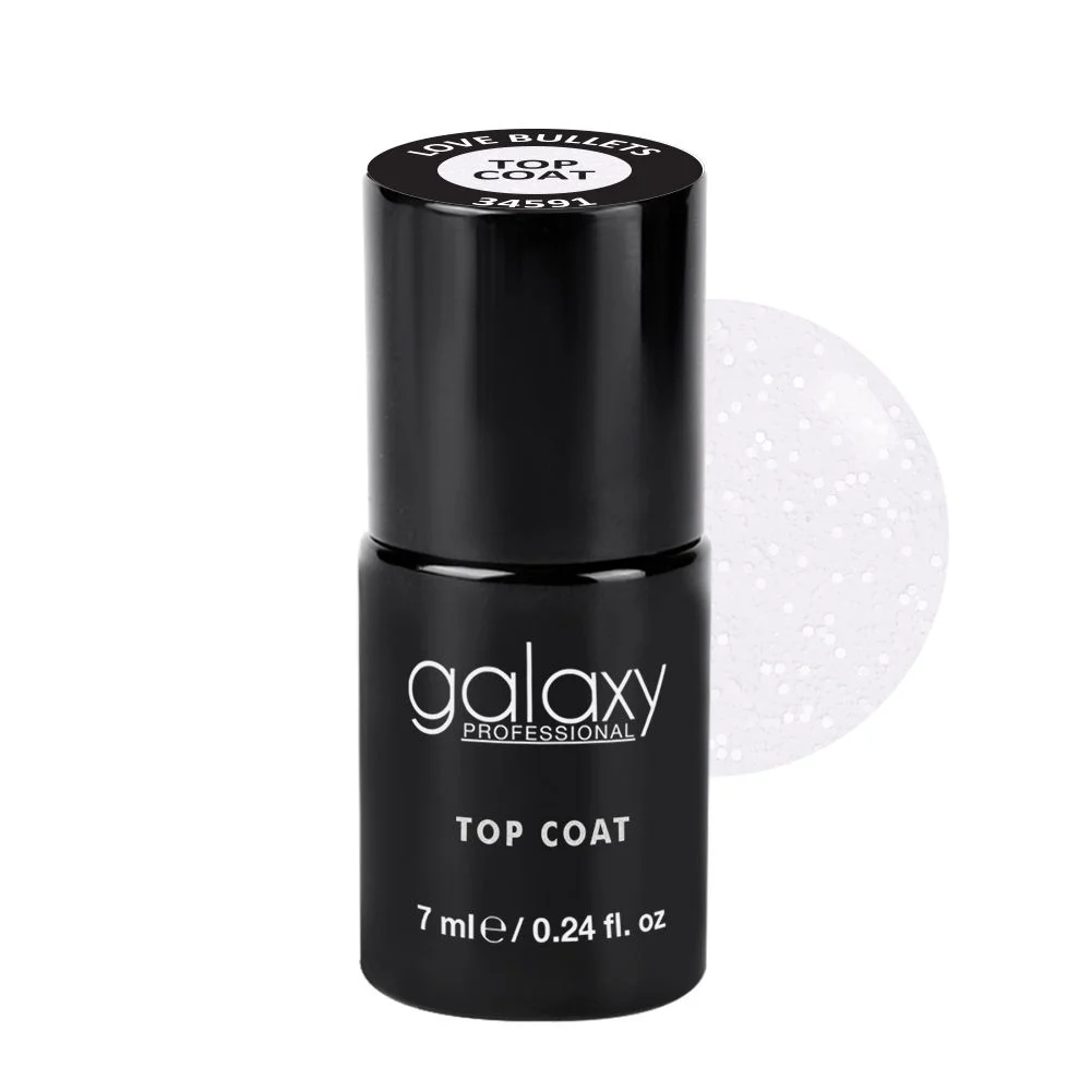 Završni nefiksirajući sjaj UV/LED GALAXY No Cleanse Love Bullets 7ml