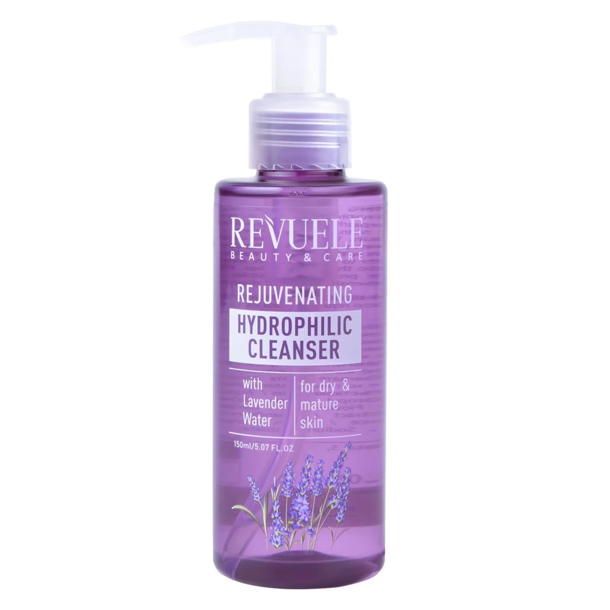 Gel za čišćenje suve kože lica REVUELE Lavanda 150ml