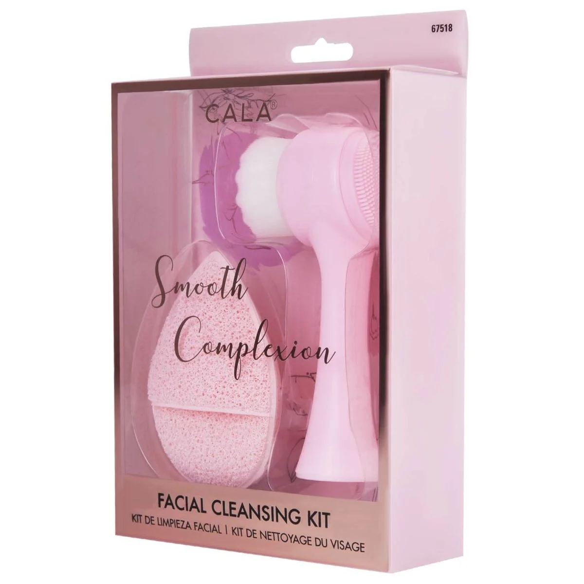 Set za čišćenje lica CALA Smooth Complexion Baby Pink 67518