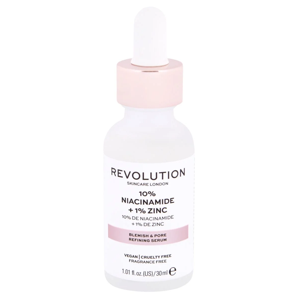 Serum za lice REVOLUTION SKINCARE 10% Niacinamide & 1% Zinc for Blemishes 30ml