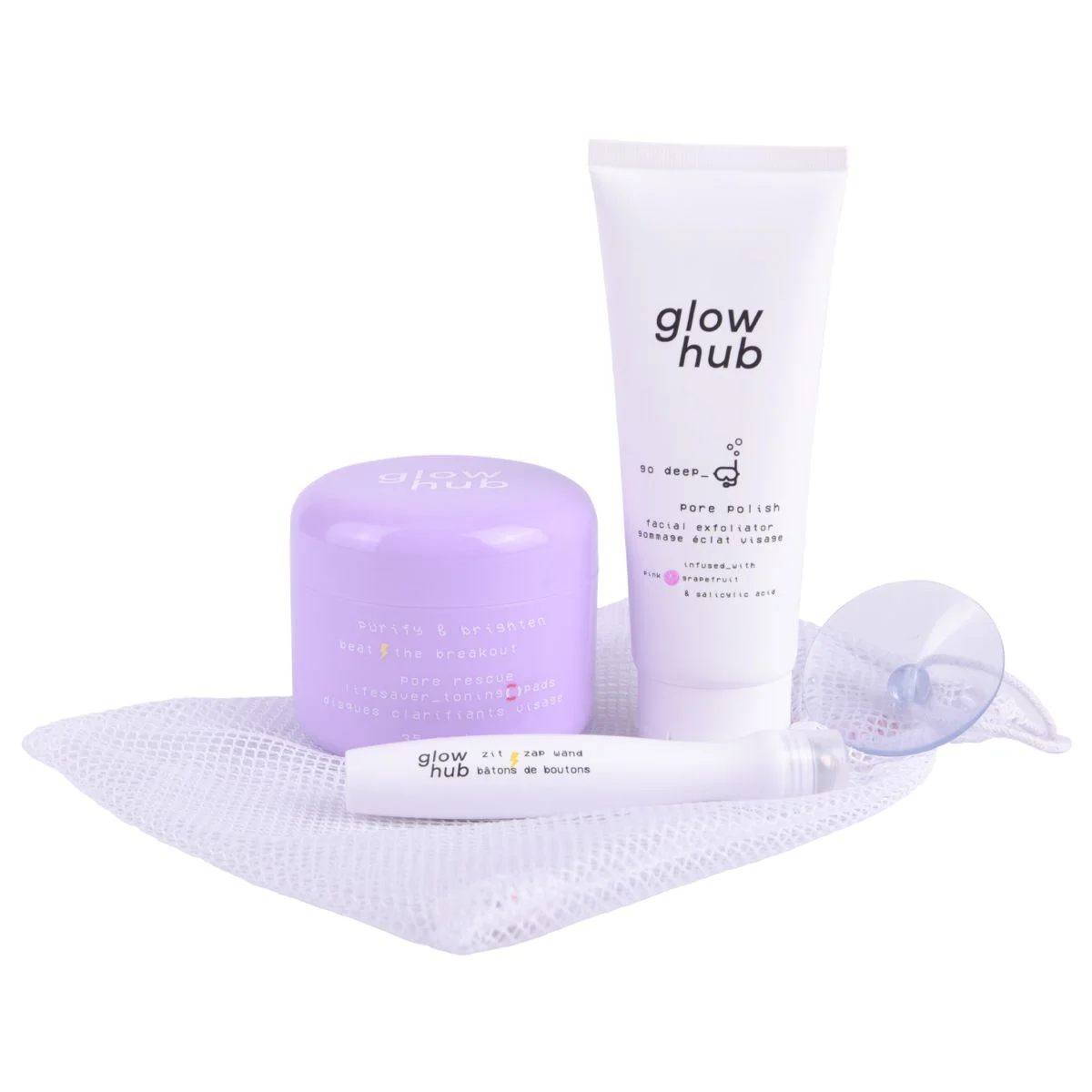 Set za čišćenje i negu lica GLOW HUB Dive Into Clean Skin