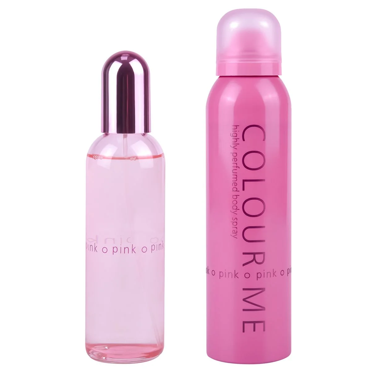 Set ženski parfem i parfemisani sprej za telo COLOUR ME Pink