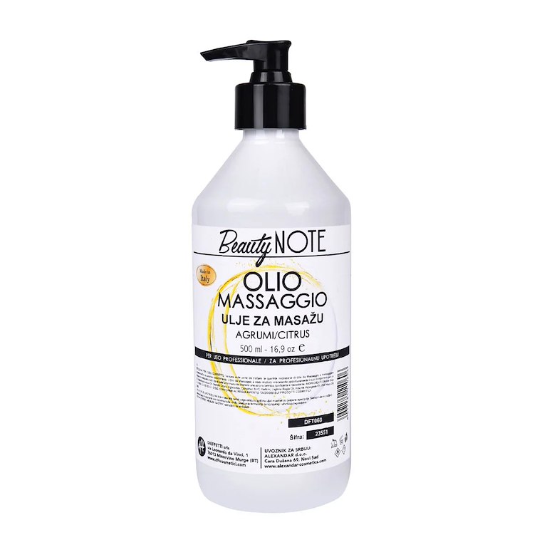 Massage Oil Citrus 500ml