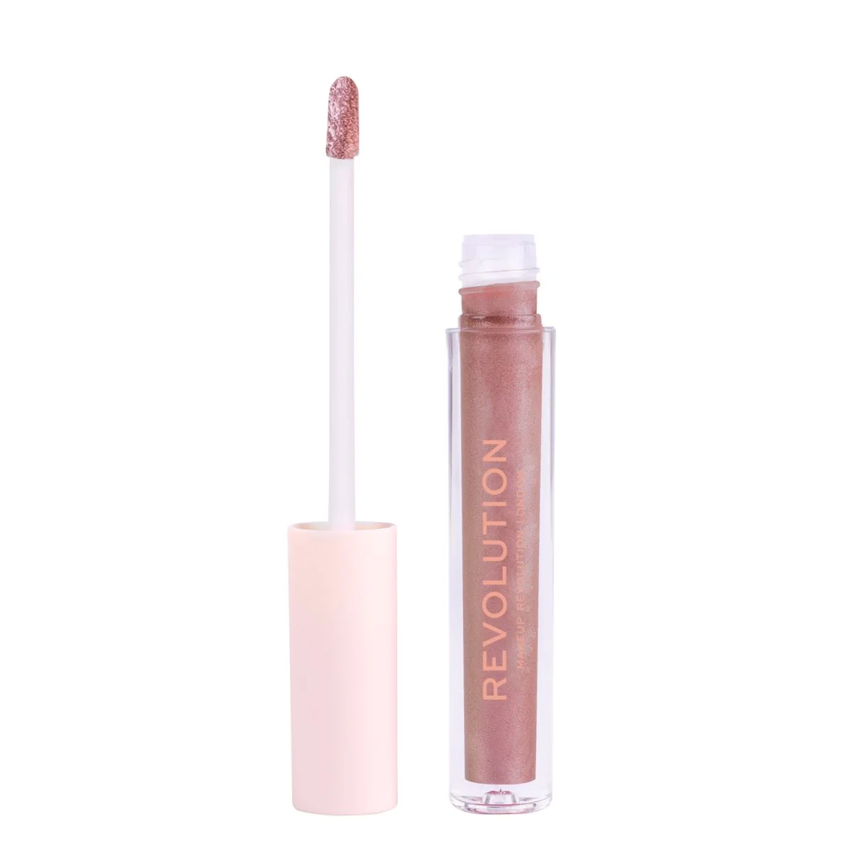 Tečni ruž za usne metalik MAKEUP REVOLUTION Nudes Collection Metallic Lipstick 2.2g