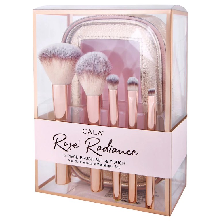 Set četkica za šminkanje CALA Rose Radiance 6/1