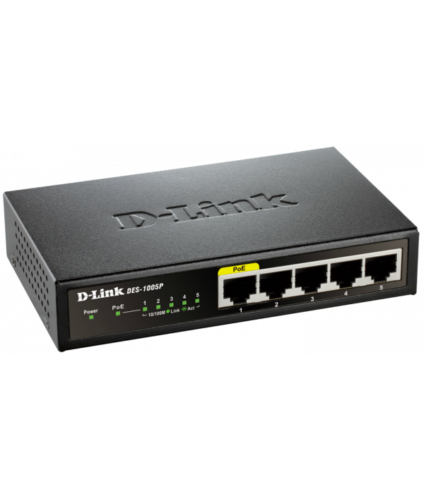 D-Link DES-1005P Desktop Switch