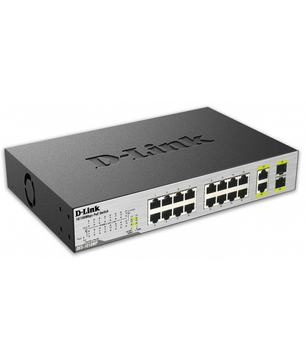 D-Link DES-1018MP Fast Ethernet Switch