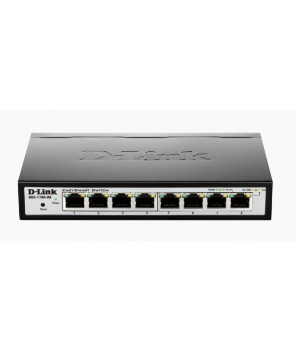 D-LINK DGS-1100-08P GIGABIT POE SWITCH LAYER 2