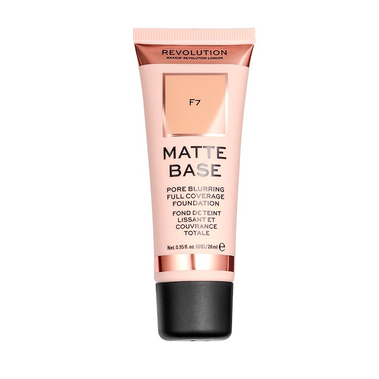 Mat tečni puder MAKEUP REVOLUTION Matte Base 28ml F12