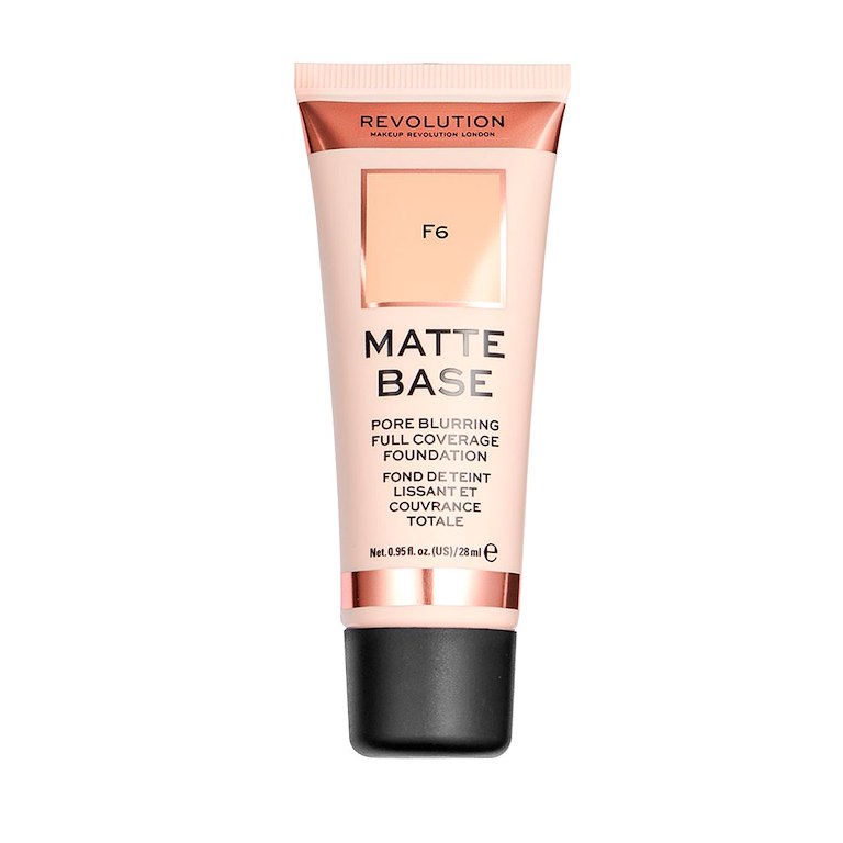 Mat tečni puder MAKEUP REVOLUTION Matte Base 28ml F6