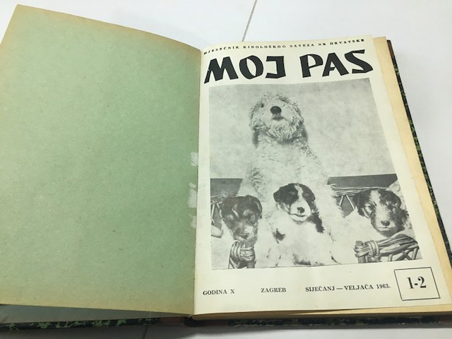 Moj pas  komplet 12 brojeva ukoričeno  1963.