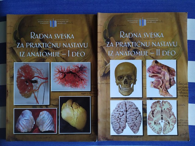 Radna sveska za prakticnu nastavu iz anatomije I i II