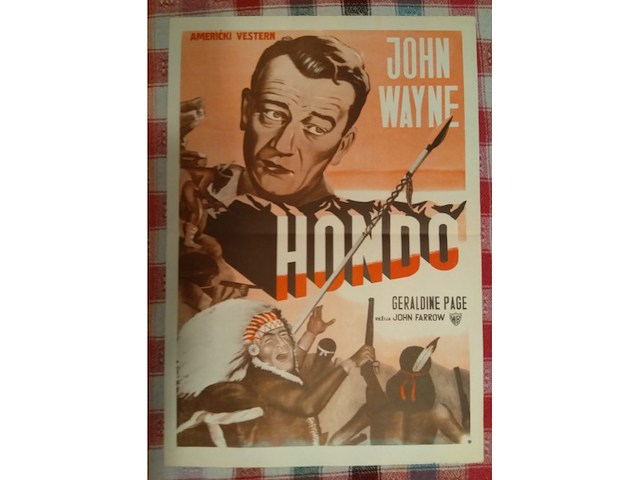mini plakat HONDO (John Wayne)