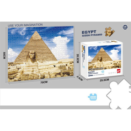 Sozzle, puzzle, piramida u Gizi, 1000 dela ( 882119 )