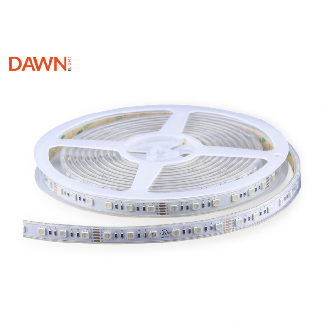 LED TRAKA 24V 18W/M RGB+6500K IP33 (KU-5050D-60-RGBW, 5M, 10MM)