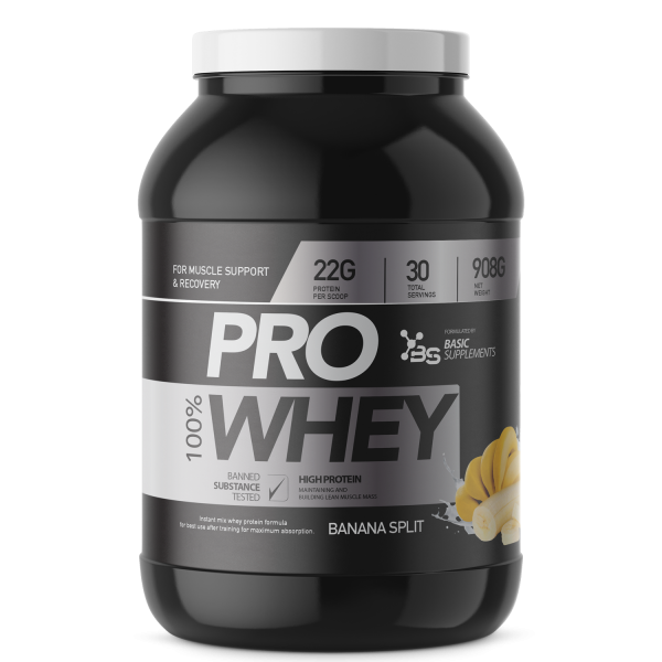 BASIC PRO WHEY 908GR BANANA SPLIT