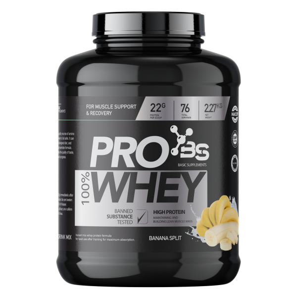 BASIC PRO WHEY 2.27KG BANANA SPLIT