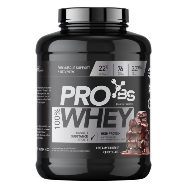 BASIC PRO WHEY 2.27KG DOUBLE CHOCOLATE