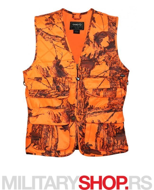 Lovački Prsluk Camo-Orange Gamo Becada