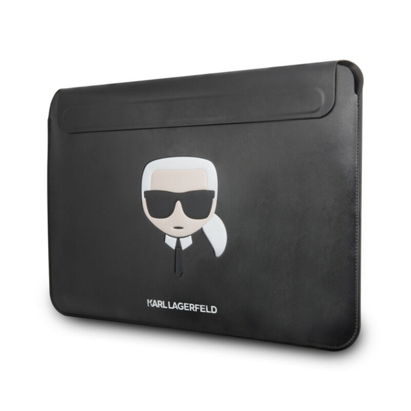 Torba za laptop Karl Lagerfeld Sleeve Ikonik 16″ crna (KLCS16KHBK)