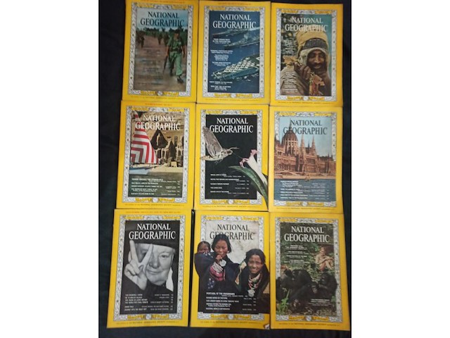 National Geographic  1965 god.  x  9 brojeva
