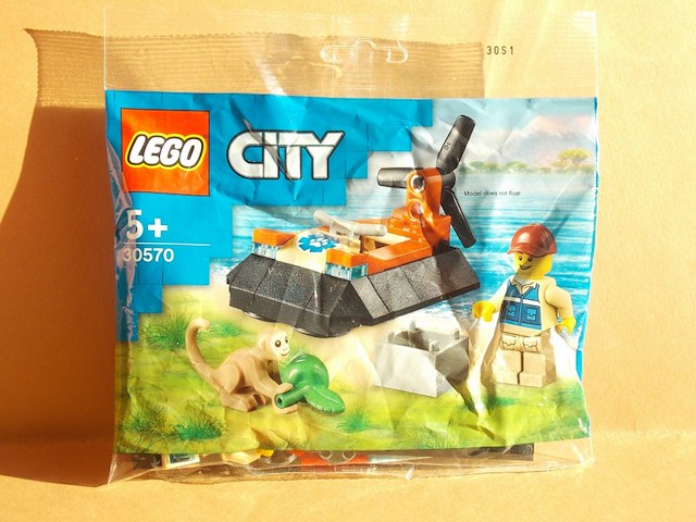 LEGO 30570 City Wildfire Rescue Hovercraft