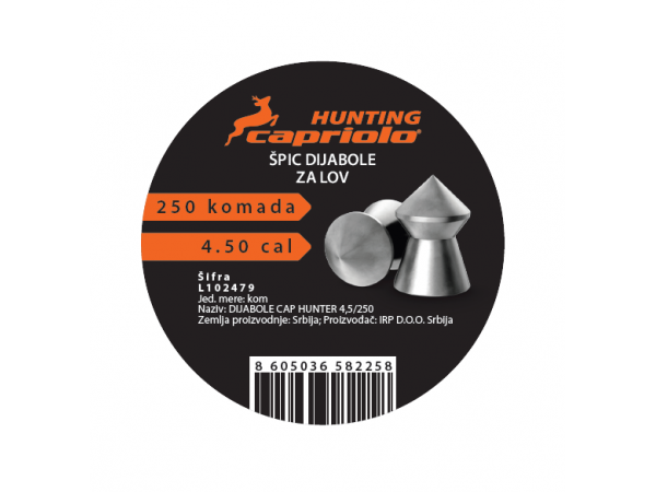 DIJABOLE CAPRIOLO HUNTER 1/250 4,5 mm