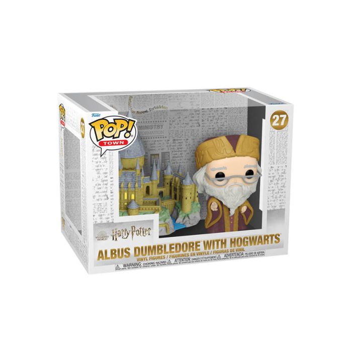 Figura Funko POP! Harry Potter Vinyl Town - Dumbledore With Hogwarts