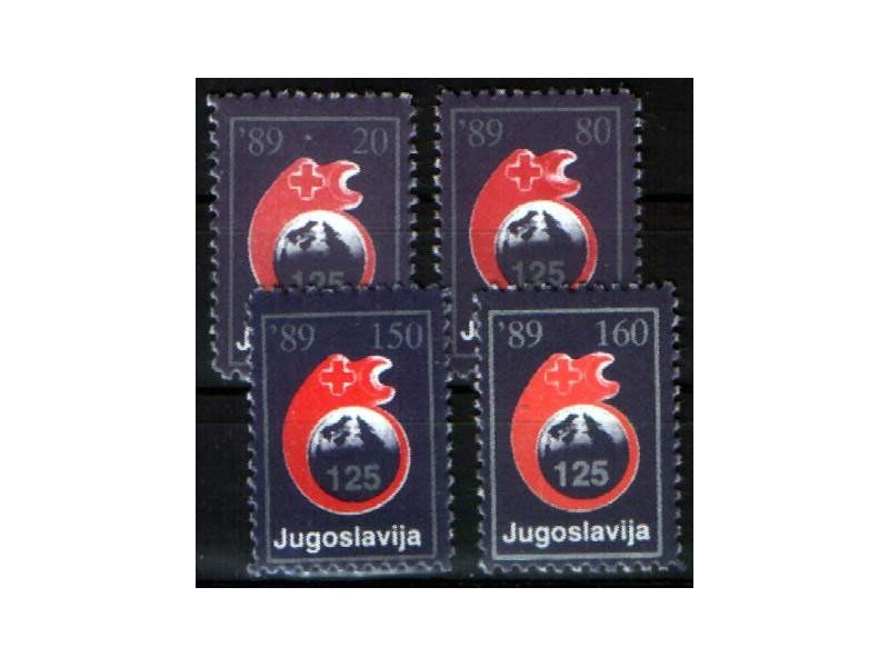 Jugoslavija 1989 Crveni krst serija MNH