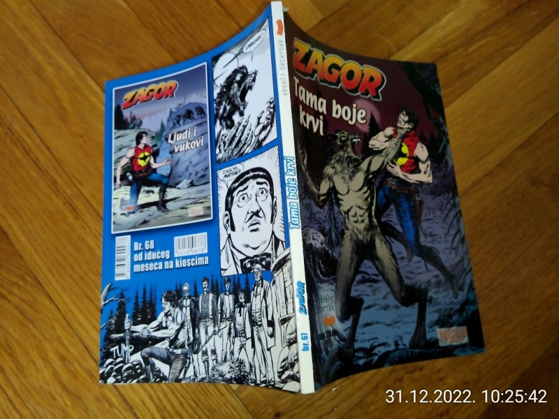 ZAGOR 67, TAMA BOJE KRVI