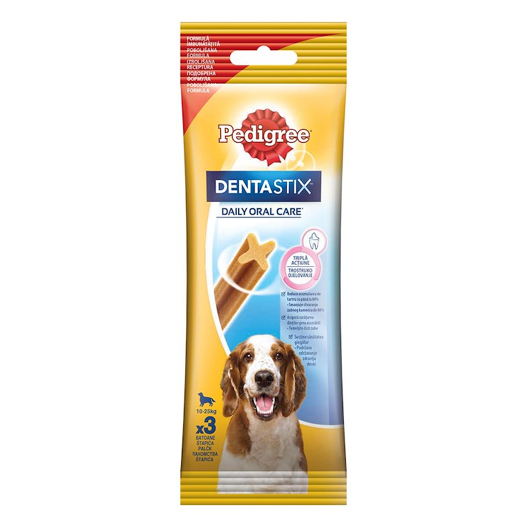 Pedigree dentastix medium 10-25 kg dodatna hrrna za pse starije od 4 meseca