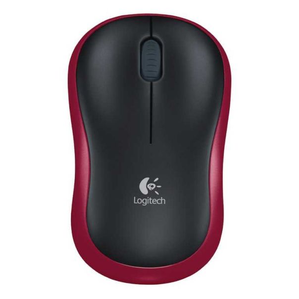 LOGITECH Bežični miš M185, crveni