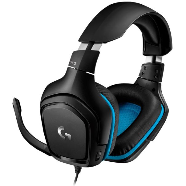 LOGITECH G432 7.1 Surround Sound Wired Gaming Headset - LEATHERETTE - USB - EMEA