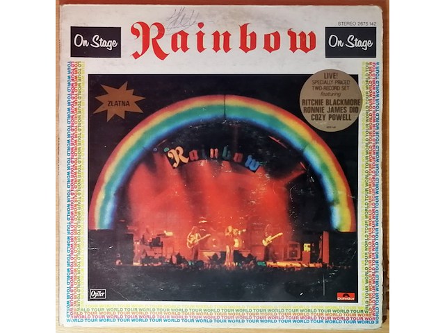 2LP RAINBOW - On Stage (1980) 6. pressing VG+/VG-